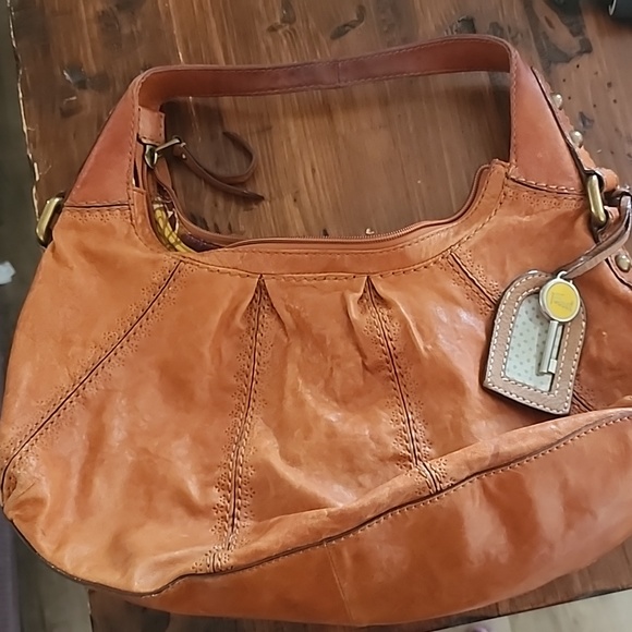 Fossil | Bags | Vintage Fossil Handbag Leather | Poshmark